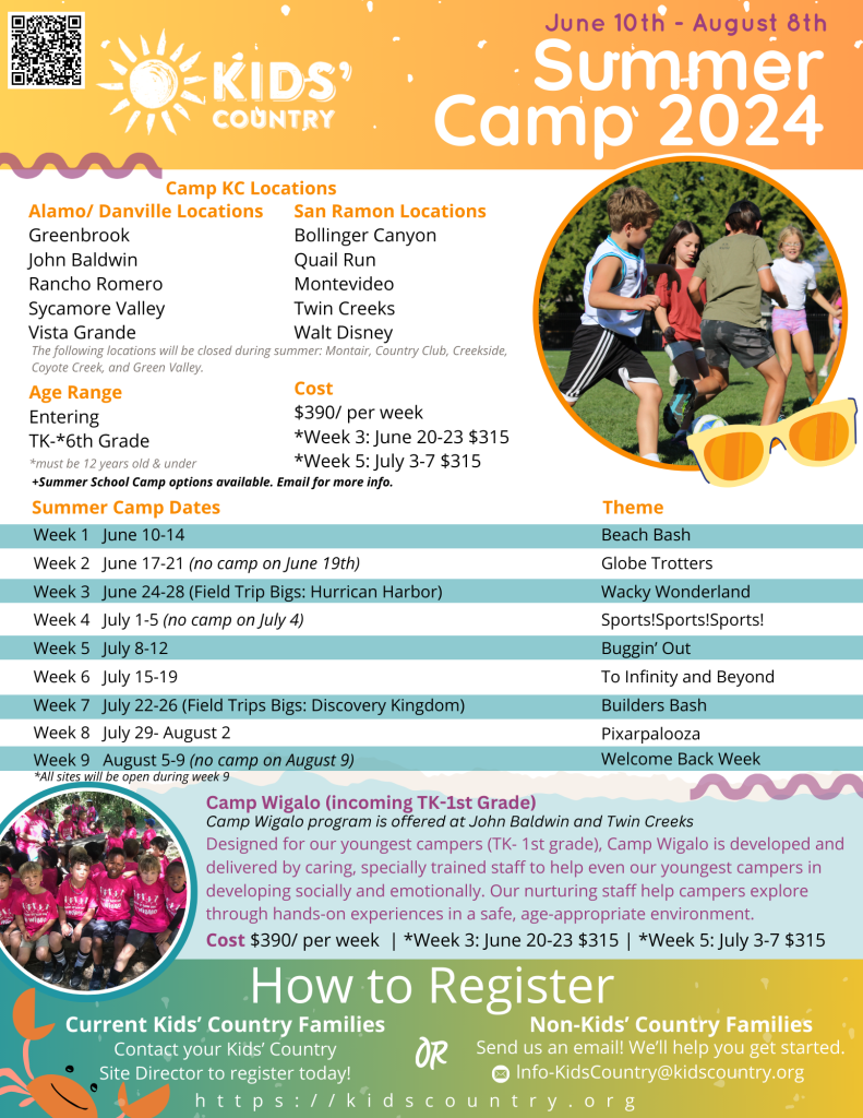 2024 Summer Camp Flyer-Draft - Kids' Country
